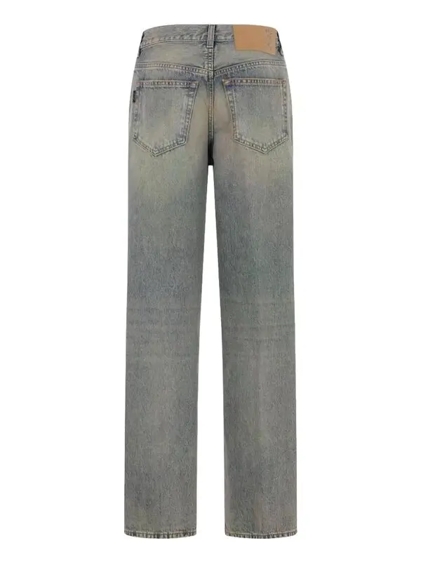 HAIKURE Buttoned Five Pocket Jeans - Blue