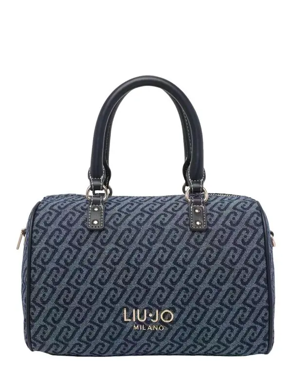 Liu Jo Logo Pattern Tote Bag - Blue