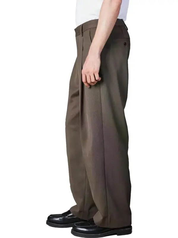 Nn07 Kay Pleated Trousers - Brown