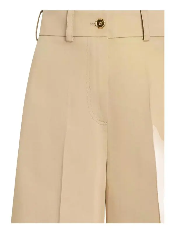 PATOU Belt-loops Bermuda Shorts - Neutrals