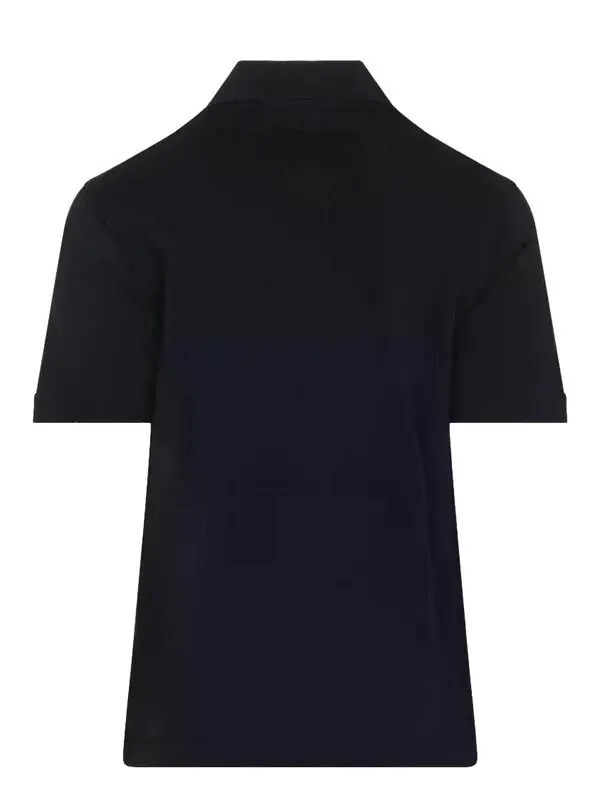 JIL SANDER Zip Polo Shirt - Black