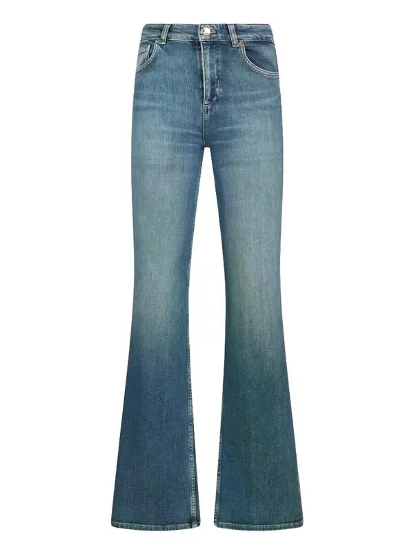 Liu Jo Stone-wash Flared Jeans - Blue