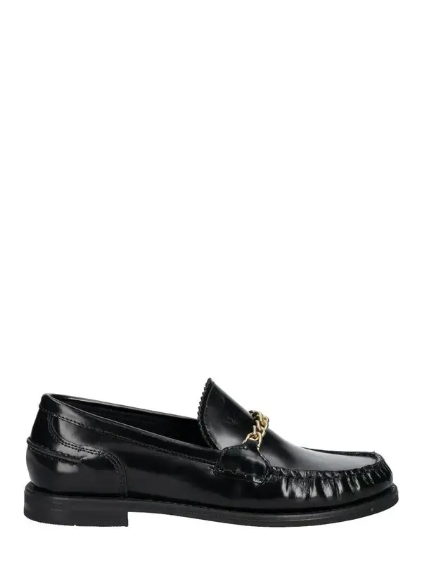 Gant Chain Embellished Loafers - Black
