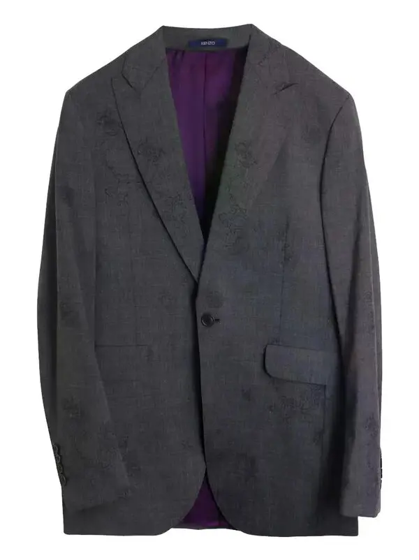 Kenzo Single-breasted Suit - Grey