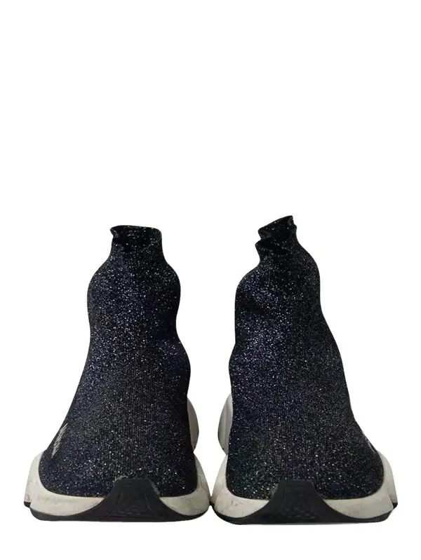 Balenciaga Speed Logo-detail Sneakers - Black