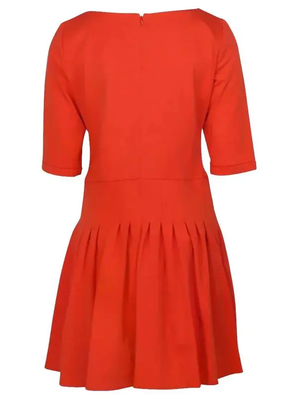 Issa Pleated Mini Dress - Orange