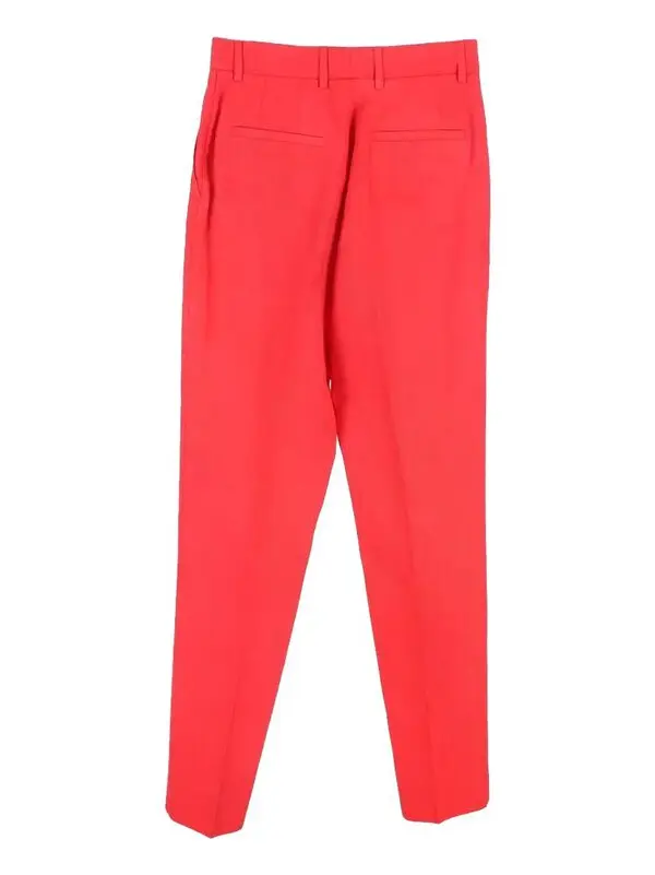 Dolce & Gabbana Cotton Button-fastening Trousers - Red