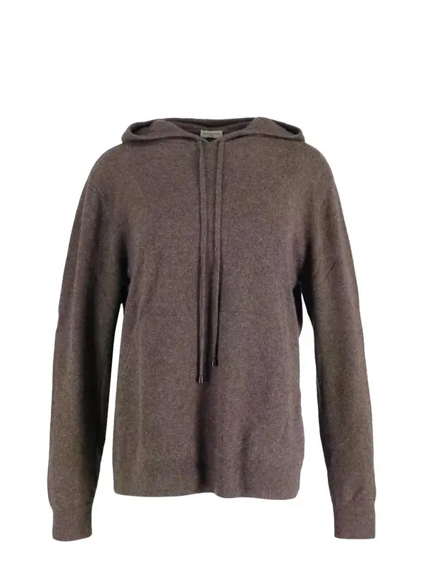 Dries Van Noten Wool Hooded Sweater - Brown