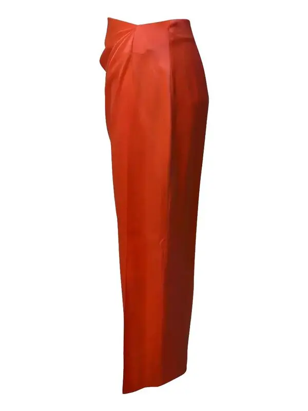 David Koma Draped Skirt - Orange