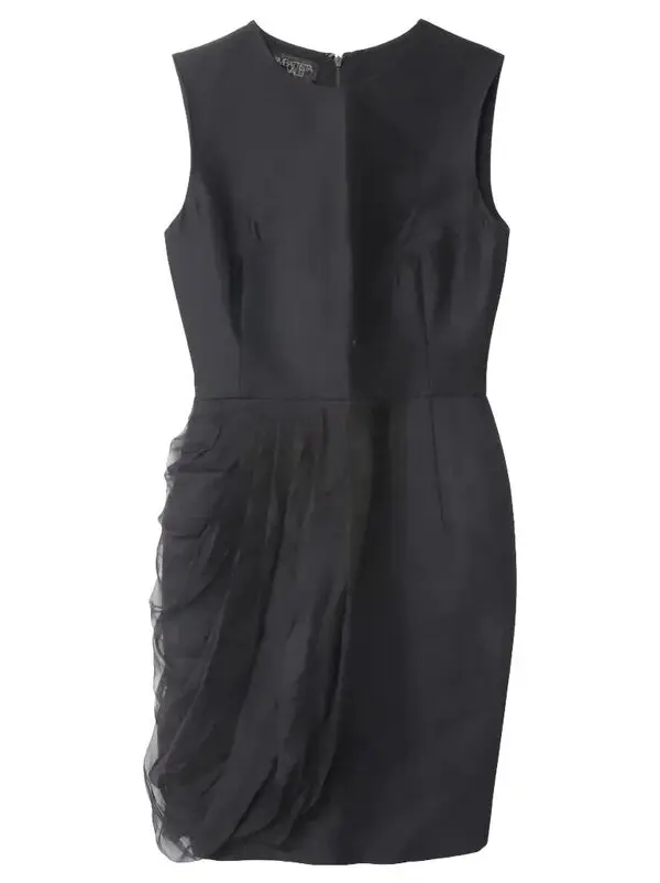 Giambattista Valli Pleated Mini Dress - Black