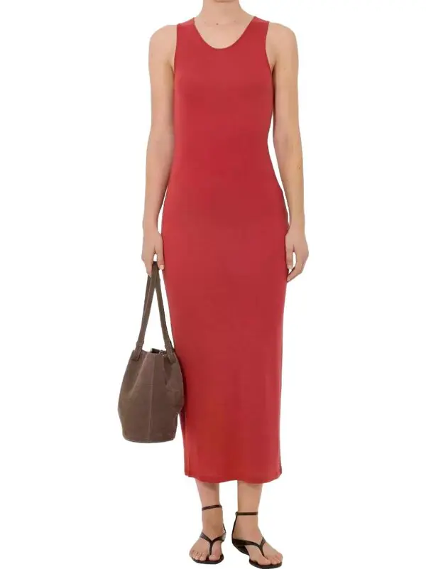 Loulou De Saison Myron Midi Dress - Red