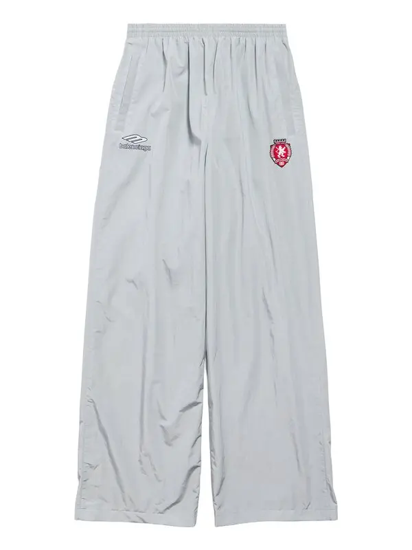 Balenciaga Cotton-blend Technical Trousers - Grey