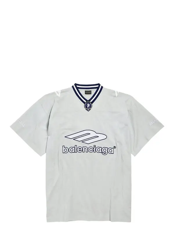 Balenciaga Cotton 3b Oversized T-shirt - Grey