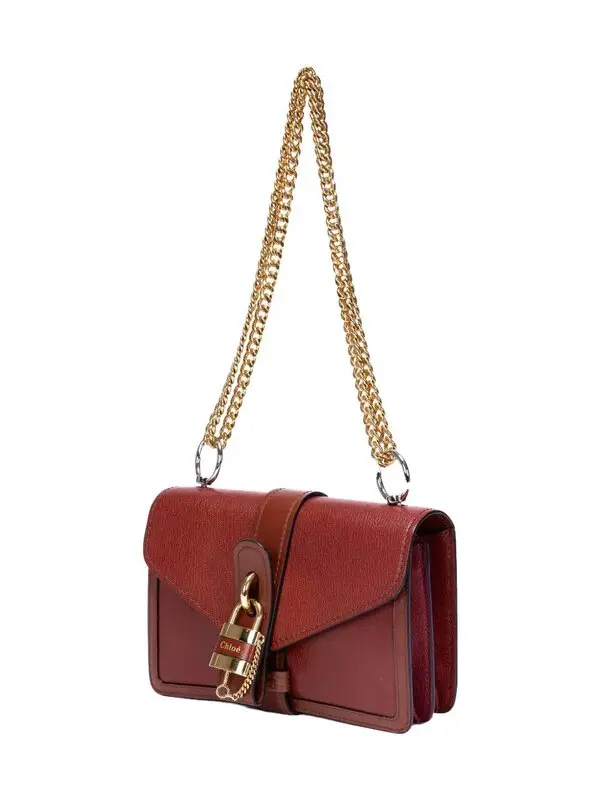 Chloé Aby Chain Shoulder Bag - Brown