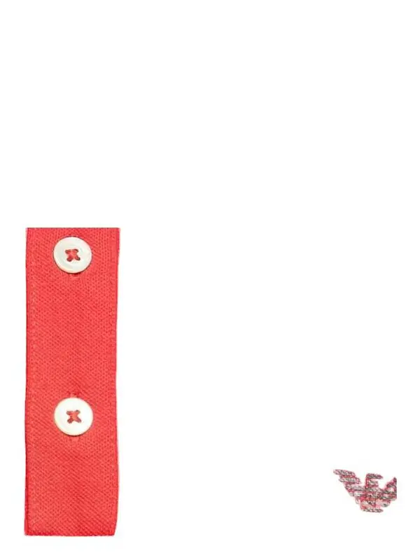 Emporio Armani Logo-detail Polo Shirt - Red