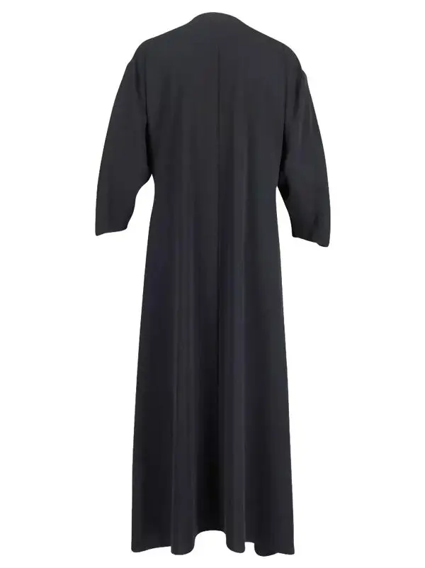 TOTEME Crem-neck Maxi Dress - Black