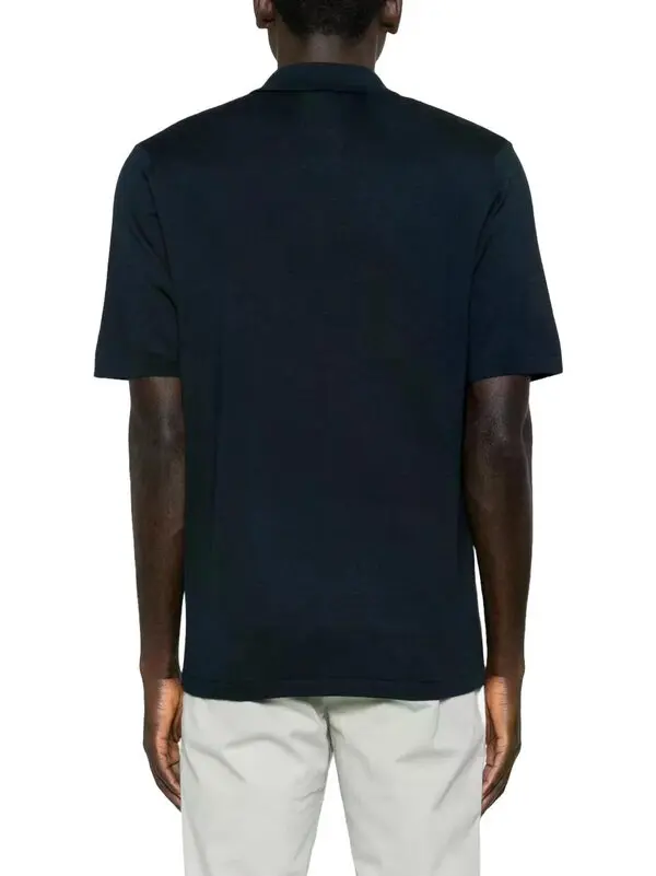 SAMSOE SAMSOE Buttoned Polo Shirt - Blue