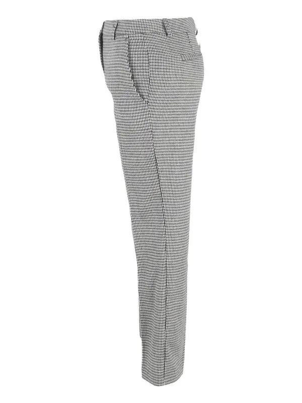 Iris & Ink Patterned Trousers - White