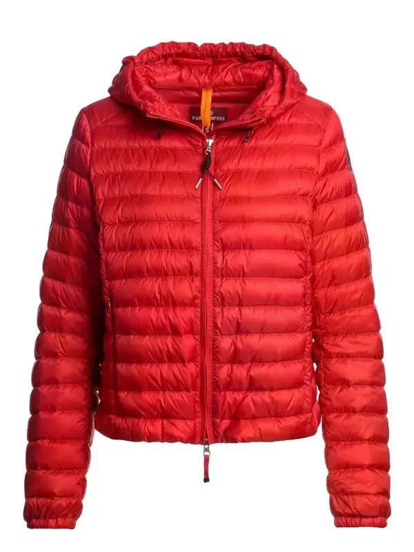 PARAJUMPERS Rory Hooded Quilted Jacket - Red