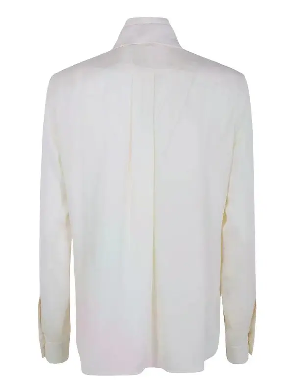 Max Mara Tie-neck Shirt - Neutrals