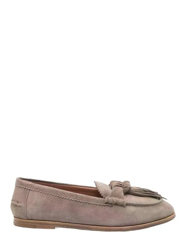 AQUAZZURA Tassel Loafers - Brown