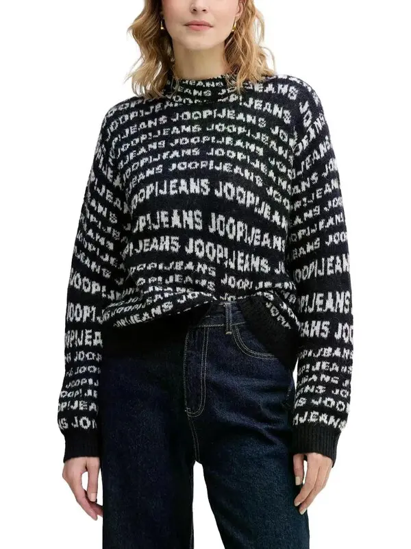 JOOP! Kalissa Logo Jacquard Pullover - Blue