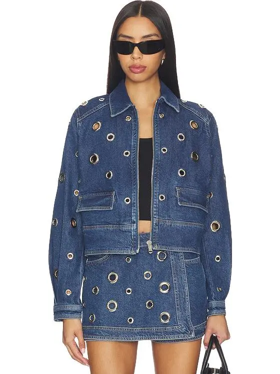 Cinq À Sept Denim Harriet Jacket In . Also - Blue