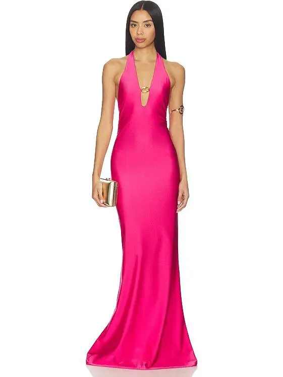 SHANI SHEMER Sienna Maxi Dress In . Also - Fuchsia