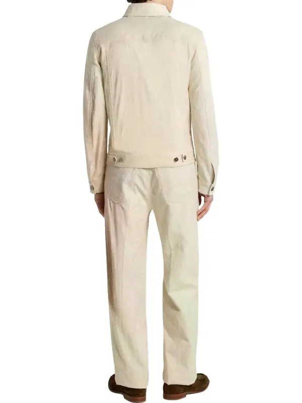Etro Jacquard Paisley Denim Jacket - Neutrals