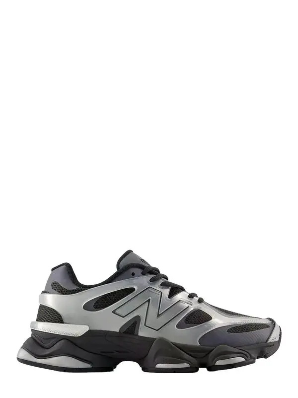 NEW BALANCE 9060 Metallic Silver Sneakers - Grey
