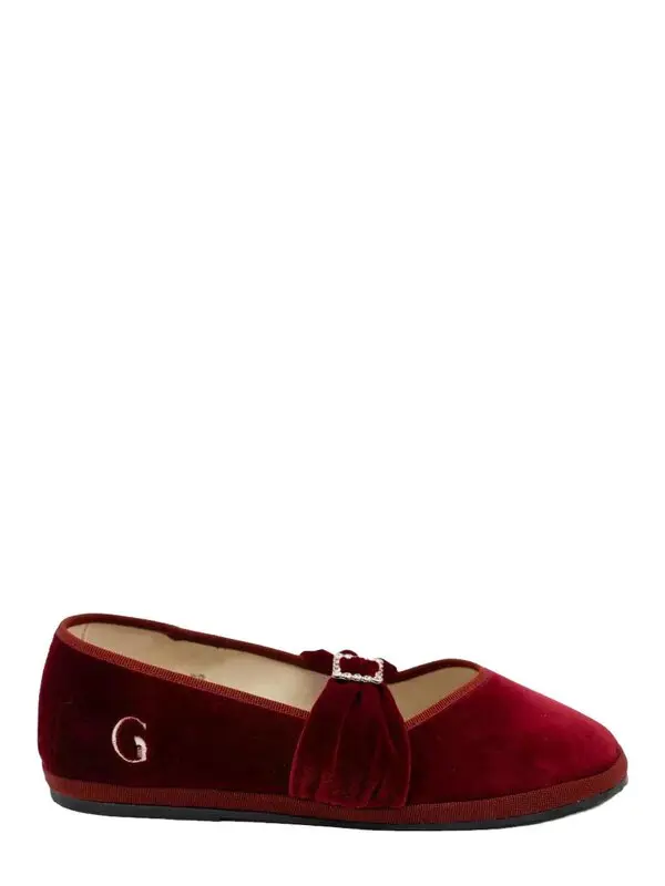 GONDOLINA Fenice Bow-style Ballet Flats - Red