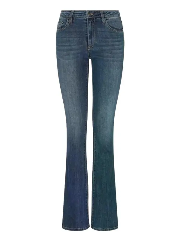 Armani Exchange Buttoned Flared Jeans - Blue