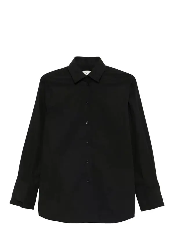 RÓHE Double Cuff Shirt - Black