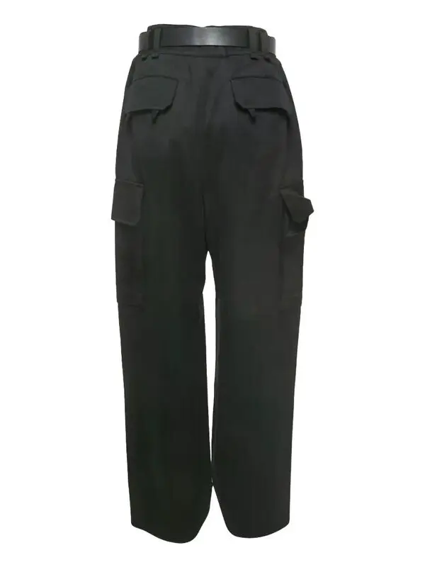 Saint Laurent Belted Cargo Pants - Black
