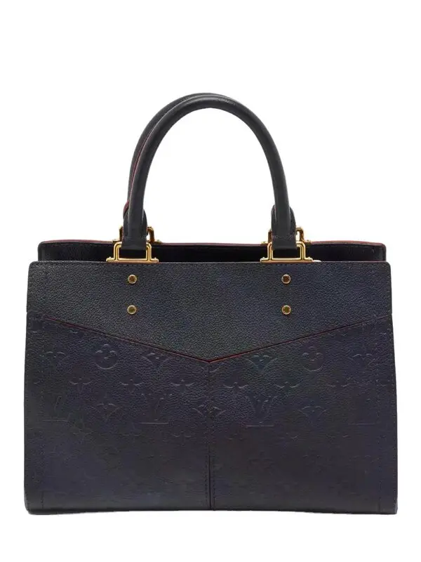 LOUIS VUITTON Sully Leather Tote Bag - Blue