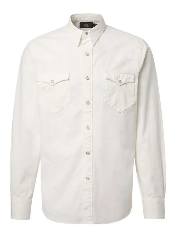 Ralph Lauren Buffalo West Denim Shirt - White