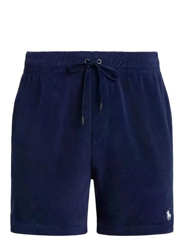 Polo Ralph Lauren Drawstring Patch Pocket Shorts - Blue