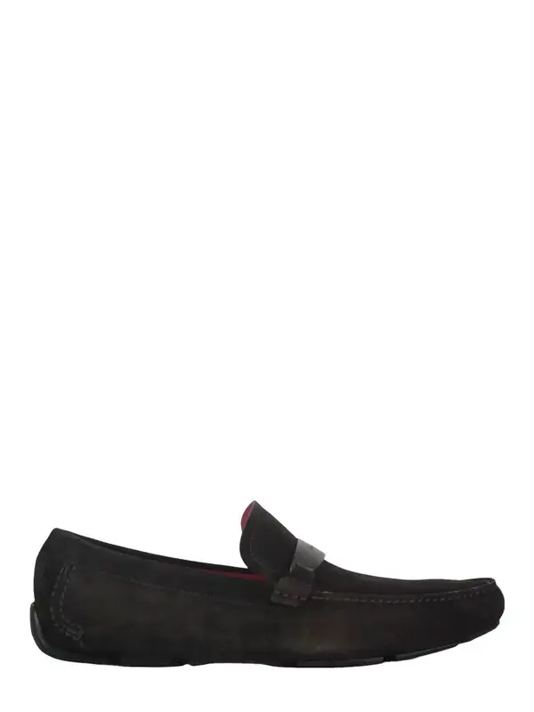 FERRAGAMO Suede Loafers - Black
