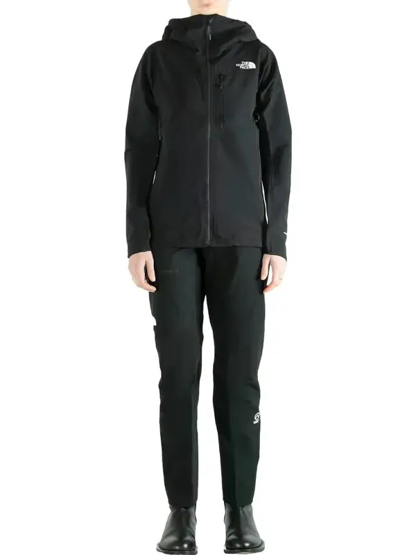 The North Face Zip-up Hooded Jacket With Logo Detail - Black