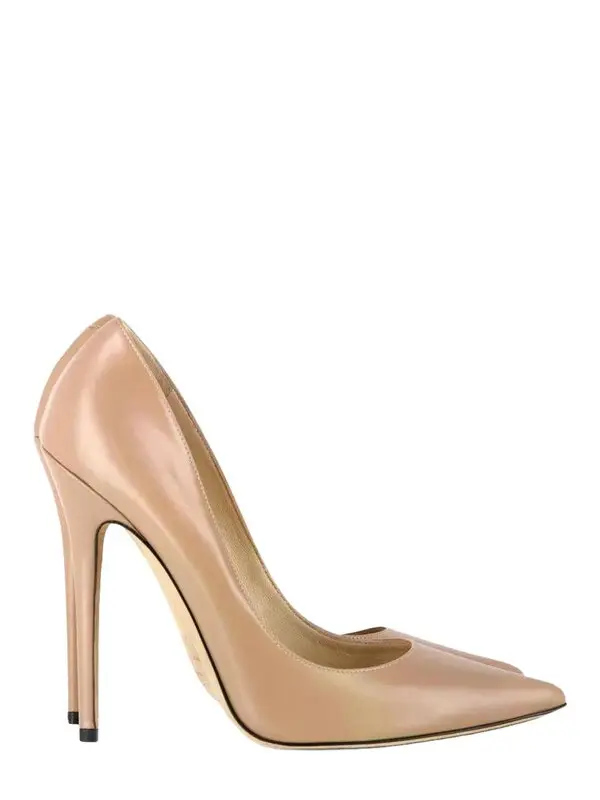 JIMMY CHOO Anouk Pointed-toe Stiletto Heel Pumps - Neutrals