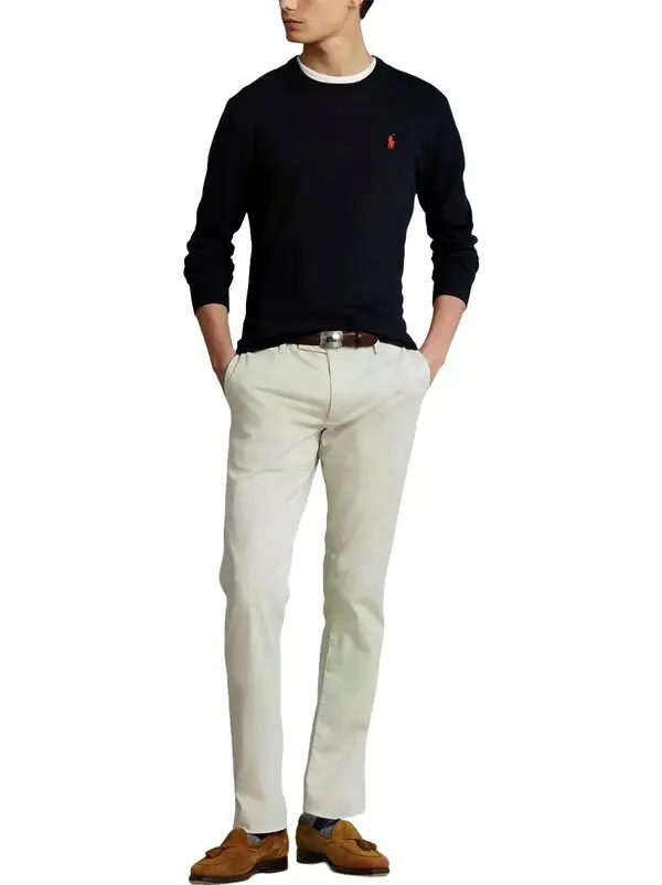 Polo Ralph Lauren Long-sleeve Logo-detail Sweater - Blue