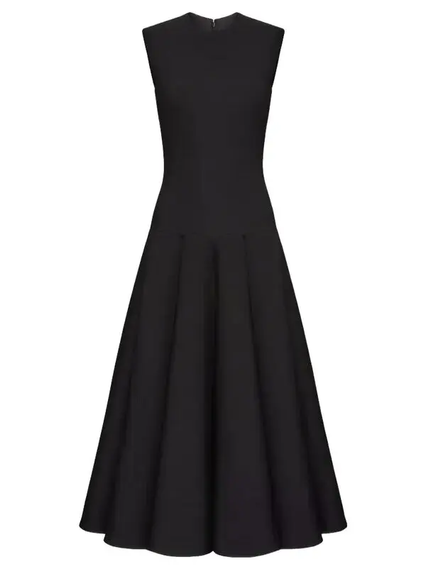 Valentino Garavani A-line Sleeveless Dress - Black