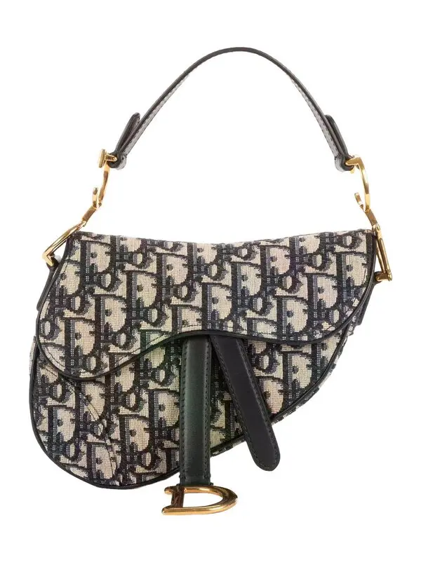 Dior Mini Saddle Shoulder Bag - Neutrals