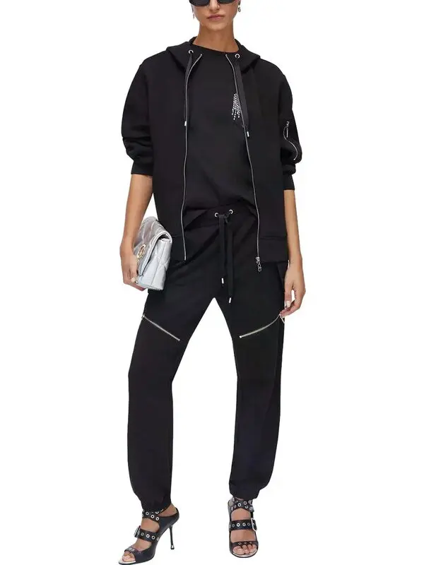 Liu Jo Zip-fastening Hooded Jacket - Black