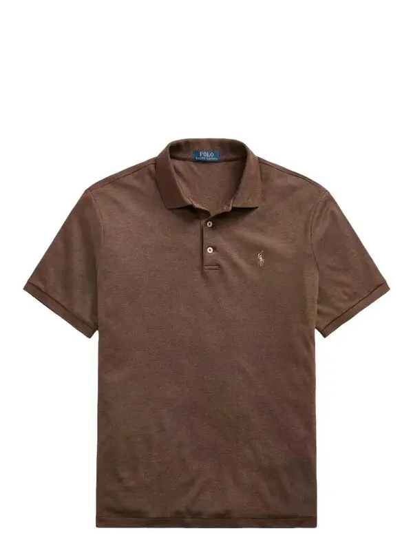 Polo Ralph Lauren Embroidered Short Sleeve Polo Shirt - Brown