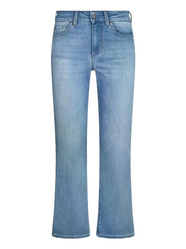 Liu Jo High-rise Cropped Flare Jeans - Blue
