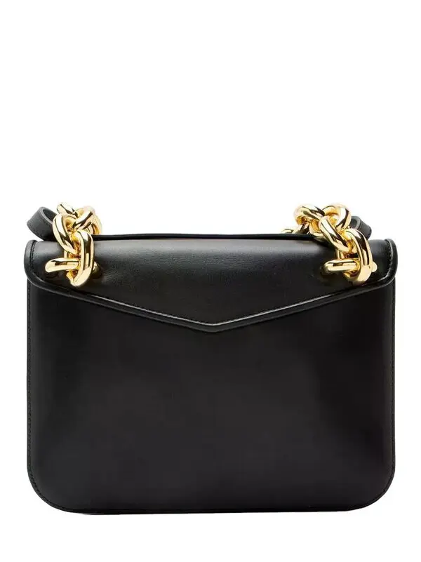 Bottega Veneta Mount Leather Chain-strap Shoulder Bag - Black