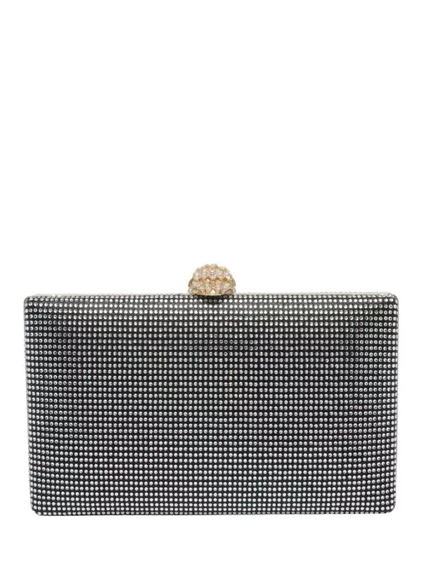 Kurt Geiger Kensington Crystal Embellishment Clutch Bag - Silver