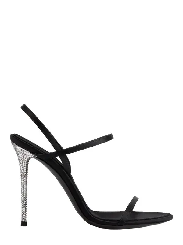 GIUSEPPE ZANOTTI Saphyra Embellished Stiletto Sandals - Black