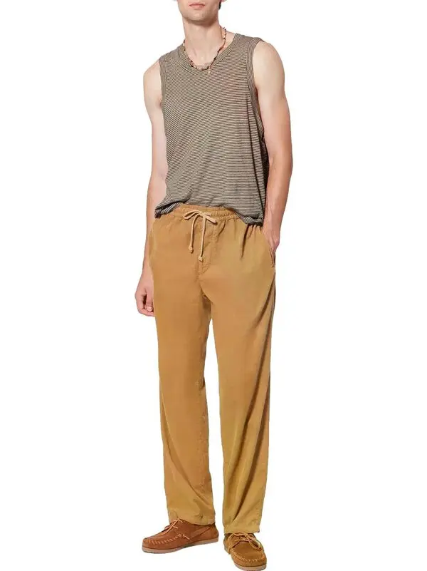 MARANT Dervins Vest Striped Sleeveless Top - Neutrals
